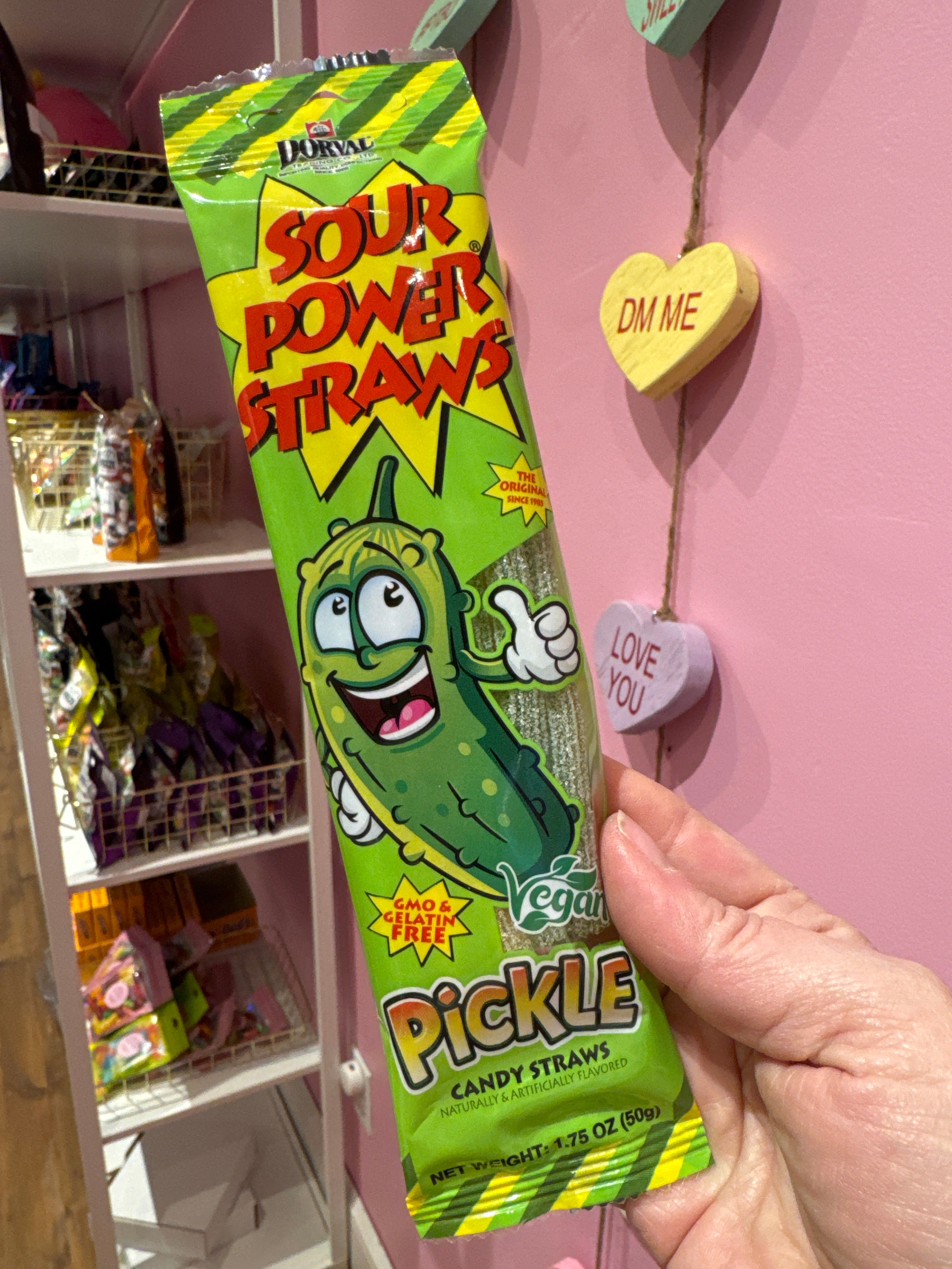 Sour Power Straws - Dill Pickle – Couture Candy PTBO